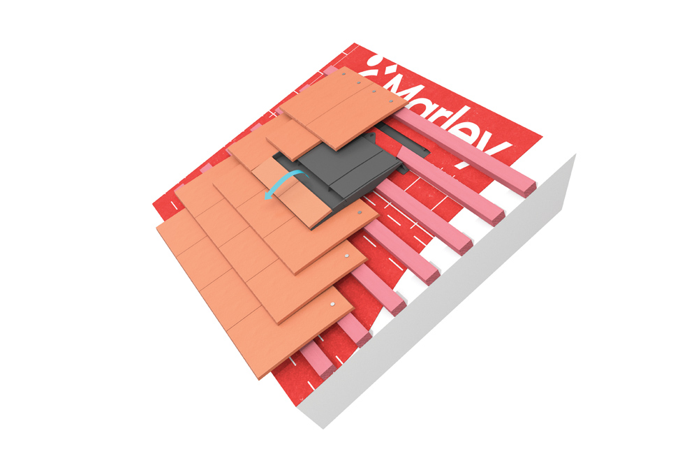 Clay in-line tile vent | Marley