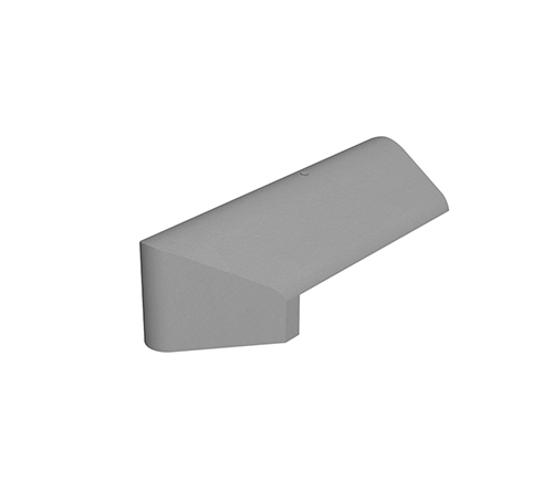 Concrete modern stop end hip | Marley