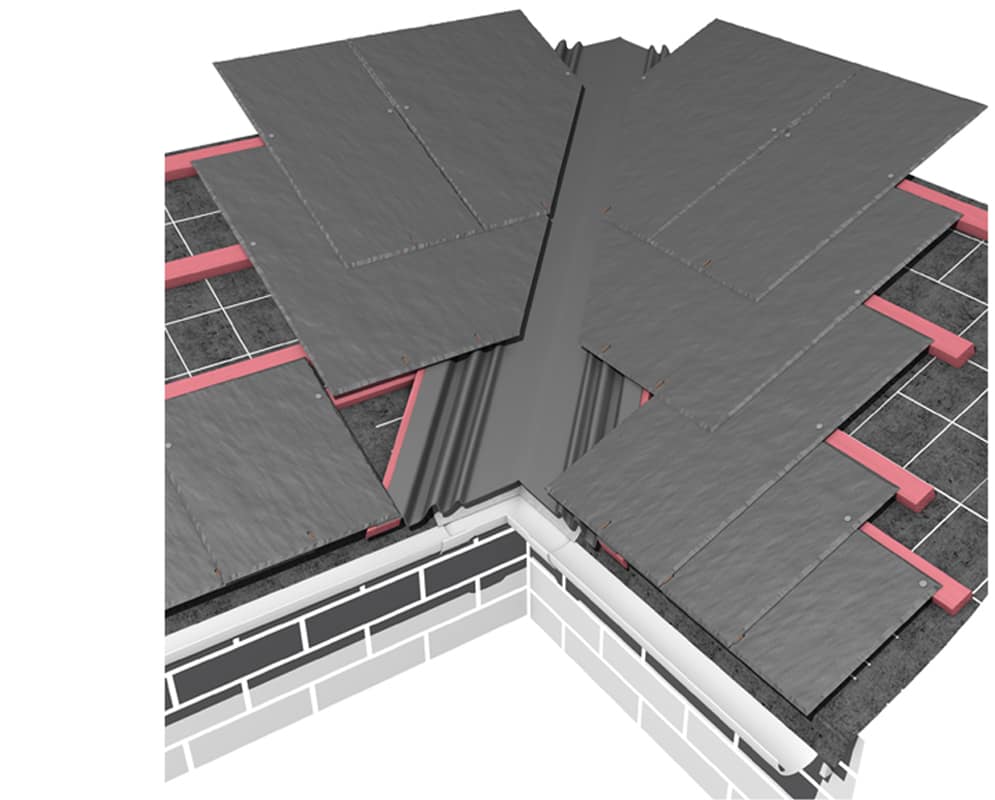 GRP Slate Dry Valley System | Marley